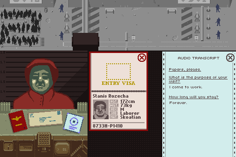 Papers Please Cramming 'Papers, Please' Onto Phones | Development Logs