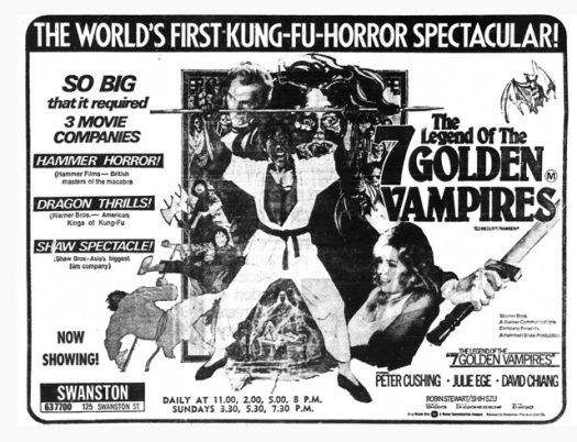 ‘The Legend of the Seven Golden Vampire’ Retro Review | Funk's House of ...